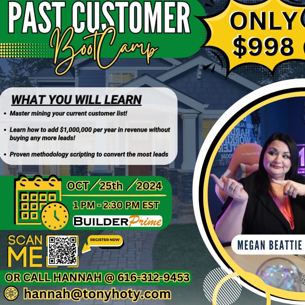 Virtual Events - Tony Hoty | Lead Generation | Remodeling Industry