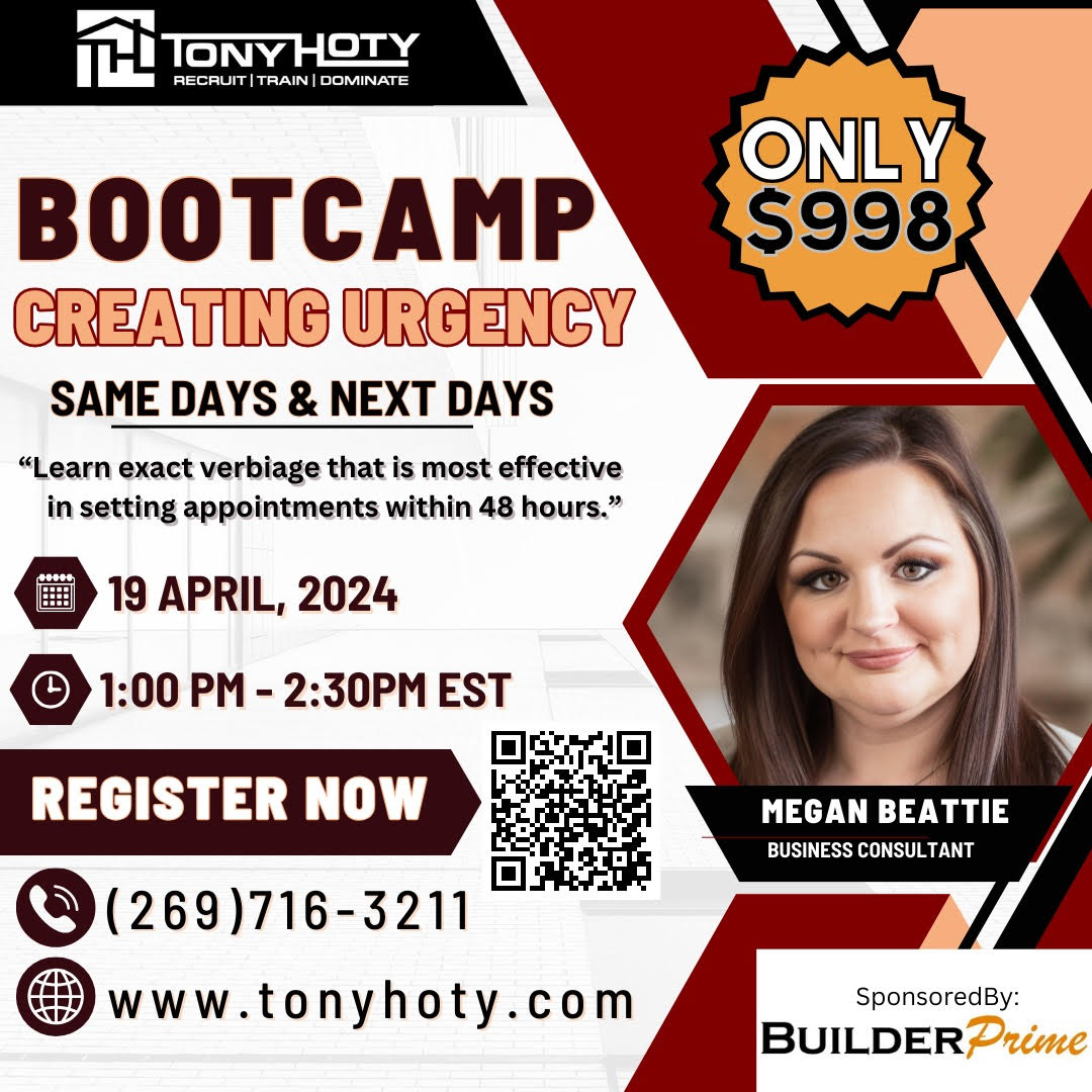 Virtual Events - Tony Hoty | Lead Generation | Remodeling Industry